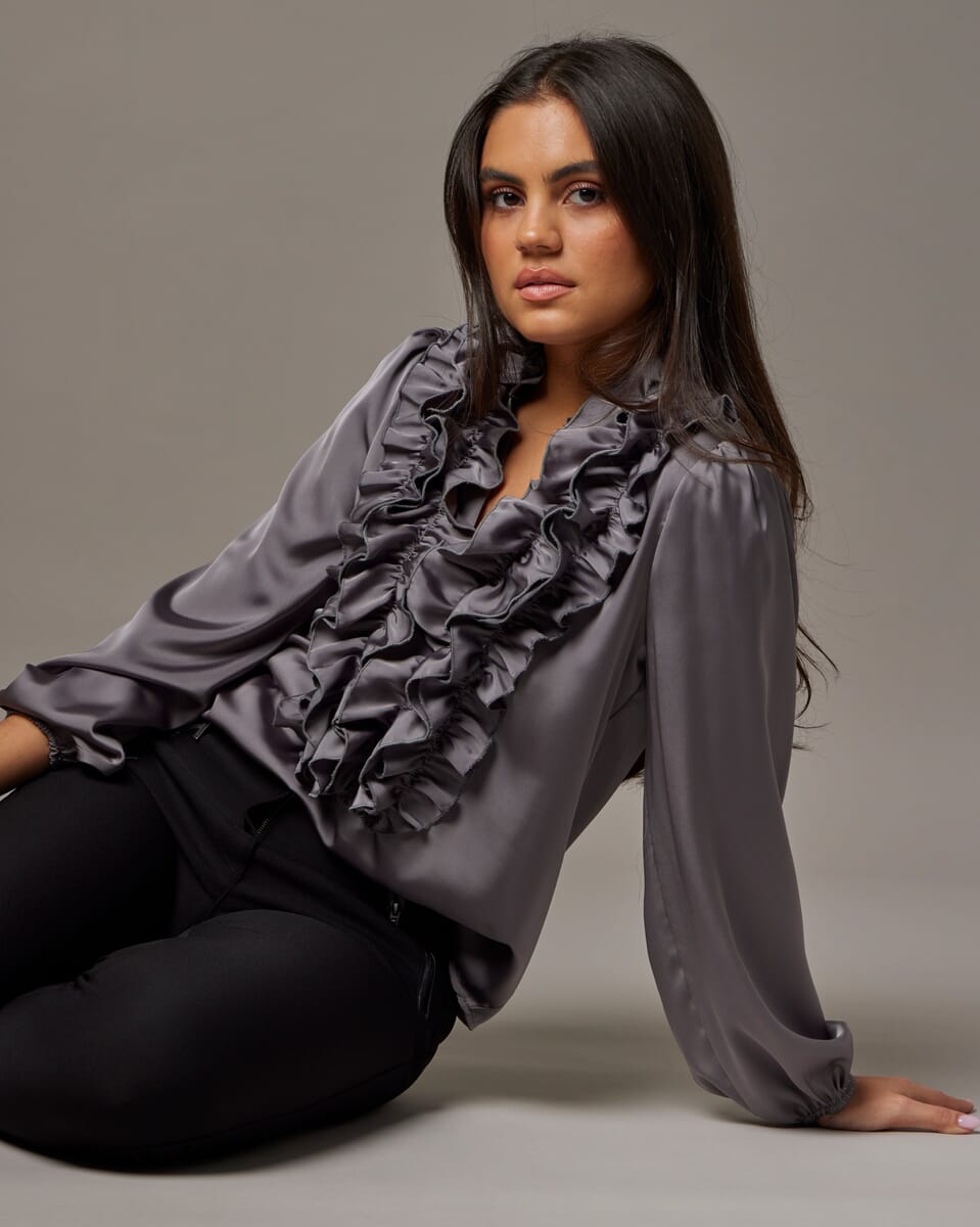 FLOYD Bluse Eira - Grey