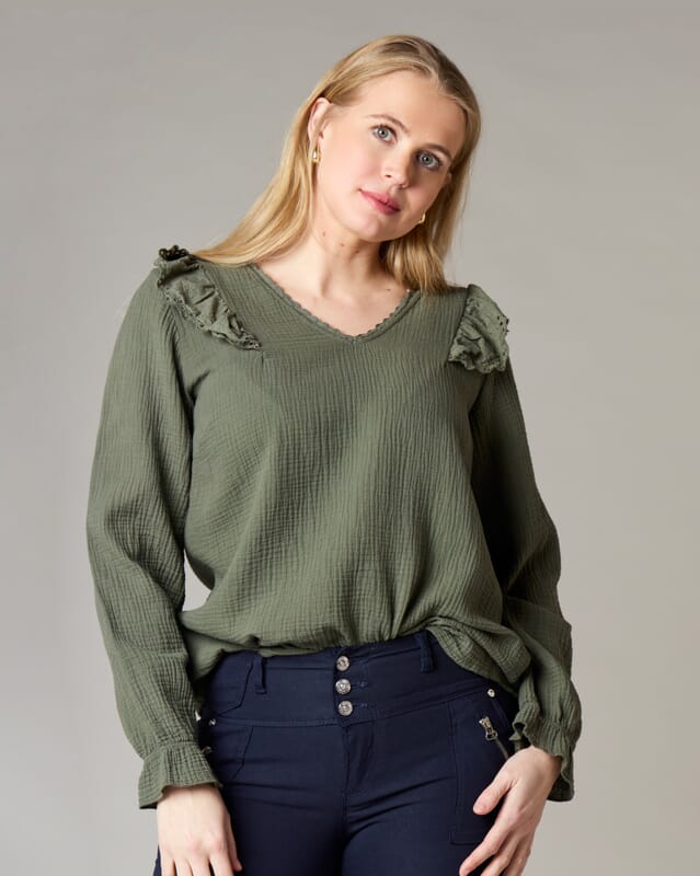 FLOYD Bluse Helina - Army Green | Bluser | FLOYD.no