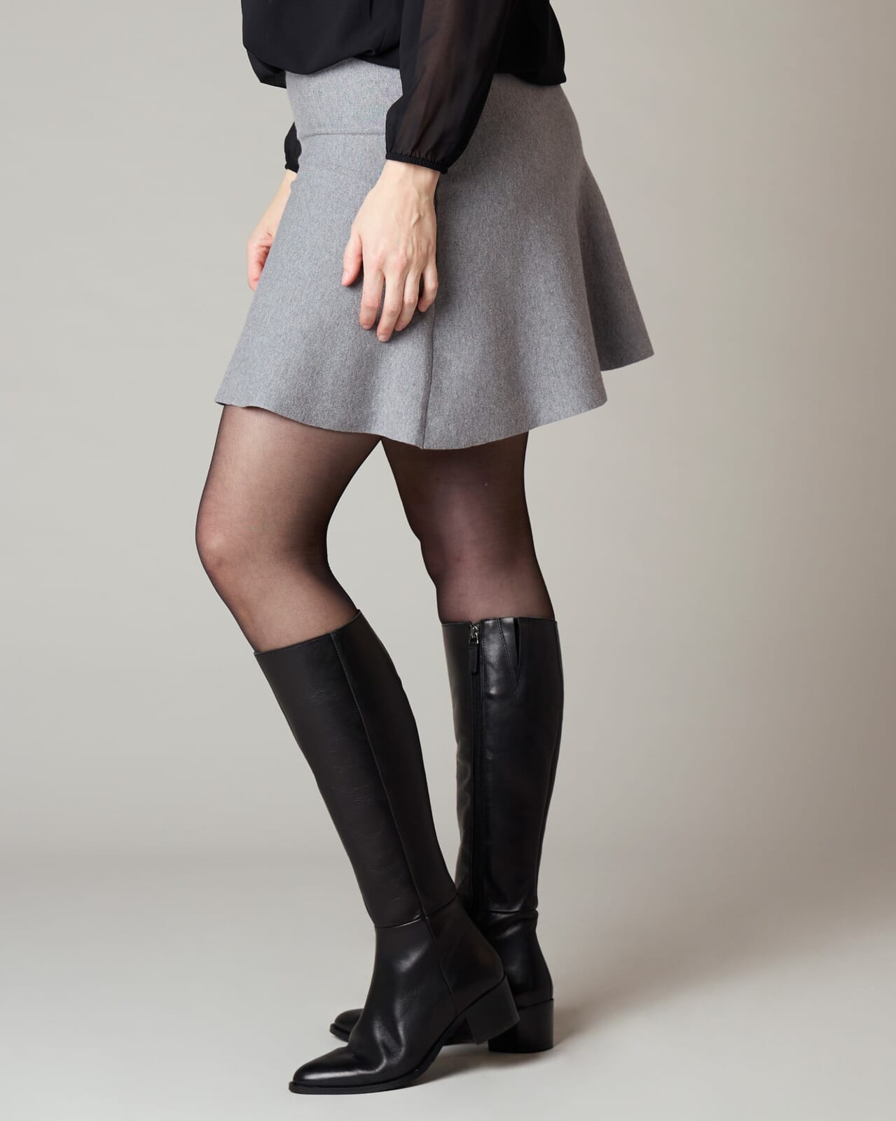 FLOYD Skjørt Kate - Light Grey | Strikkeskjørt | FLOYD.no