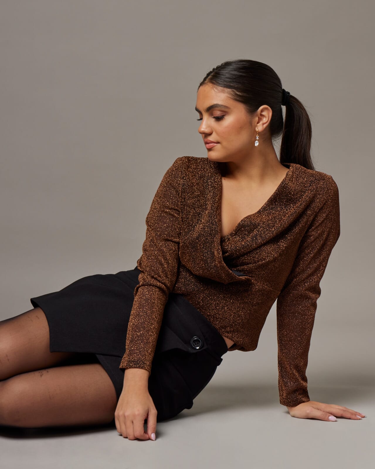 FLOYD Topp Nova Sparks - Brown | Topper og overdeler til fest | FLOYD.no