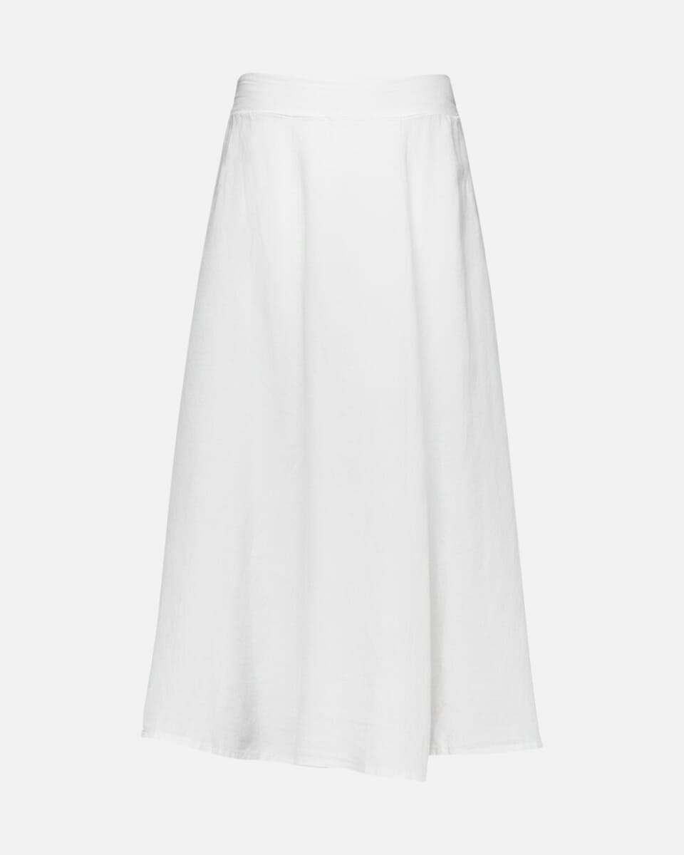 FLOYD Linskjørt Romina Midi - White