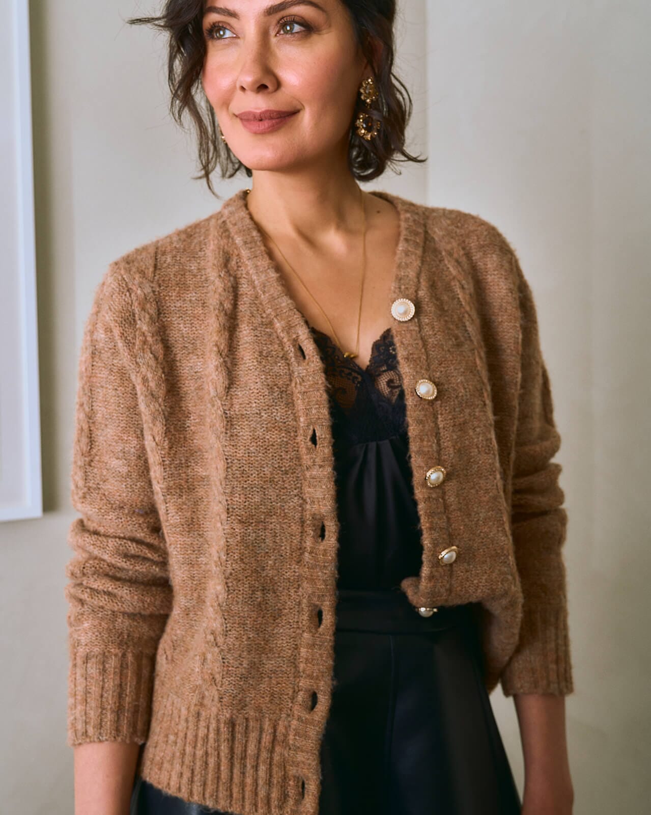 FLOYD Cardigan Sienna - Camel