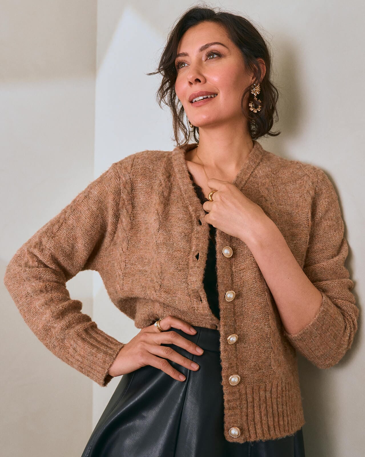 FLOYD Cardigan Sienna - Camel