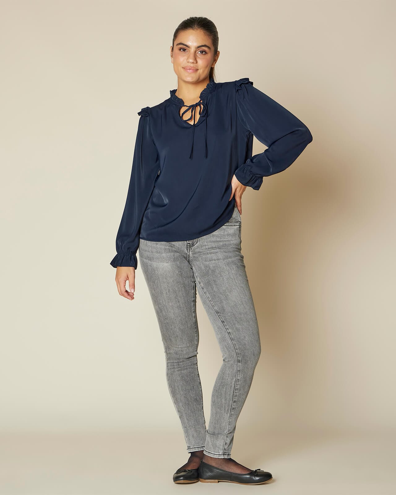 FLOYD Bluse Pandi - Navy