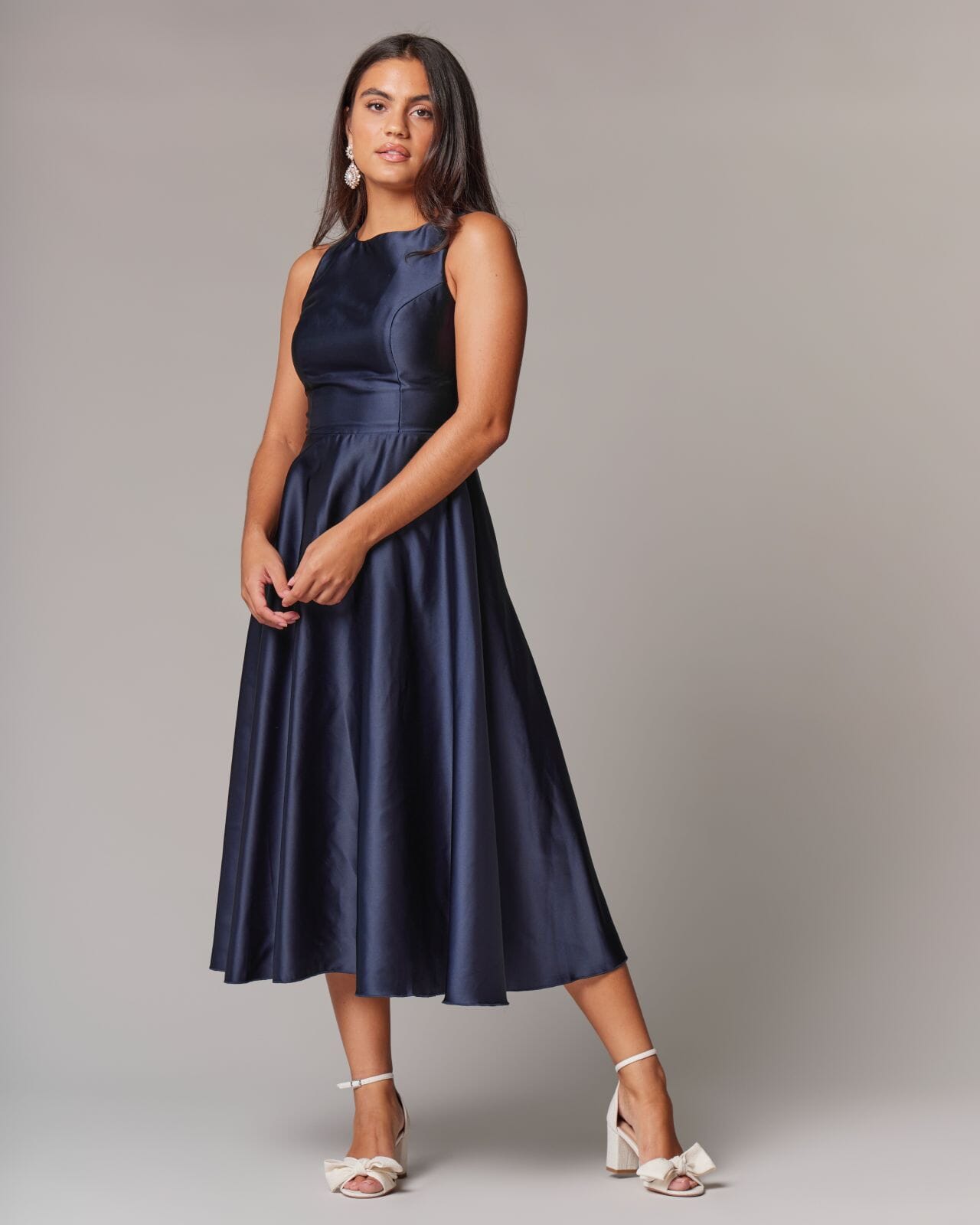 FLOYD Midikjole Grace - Navy | Festkjoler | FLOYD.no