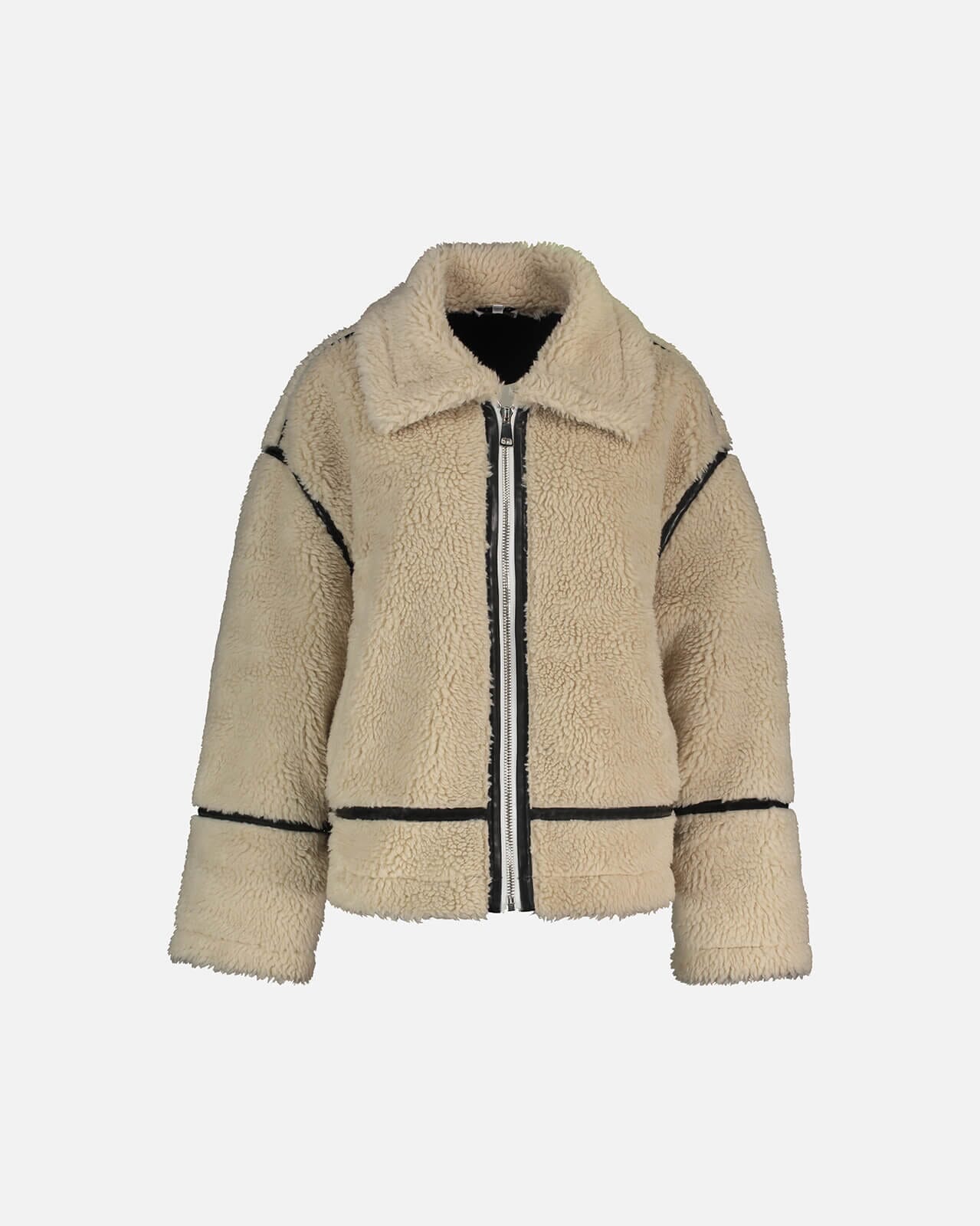 FLOYD Teddyjakke Gine - Beige