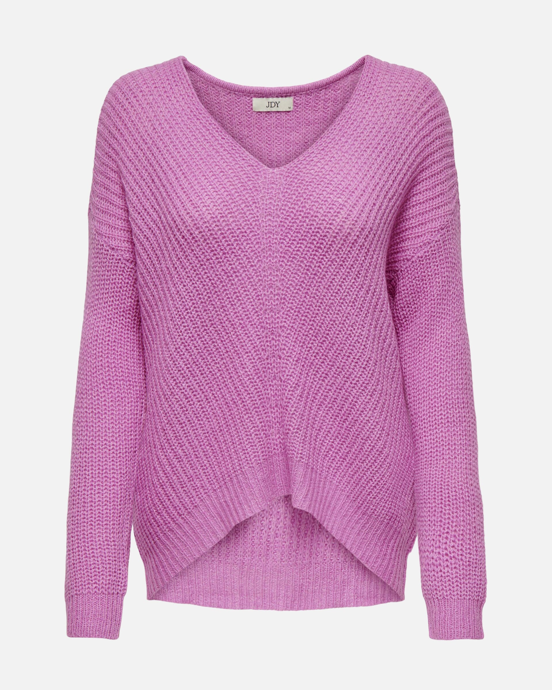 JDY Strikkegenser New Megan L/S - Cyclamen/ White | Strikkegensere ...