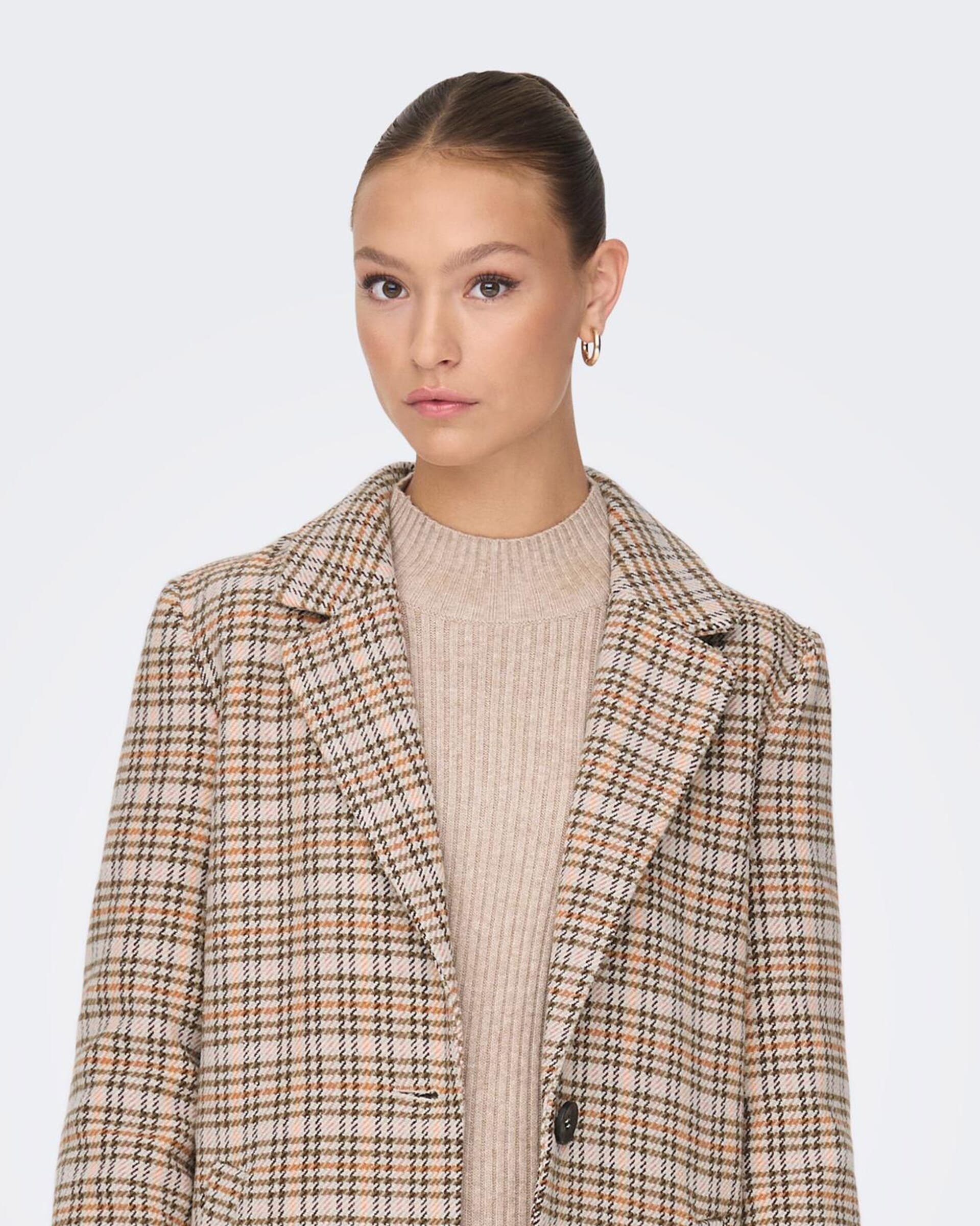 JDY Kåpe Newemma - Woodrose/ Gray/ Coconut/ Fudge | Kåper til dame ...