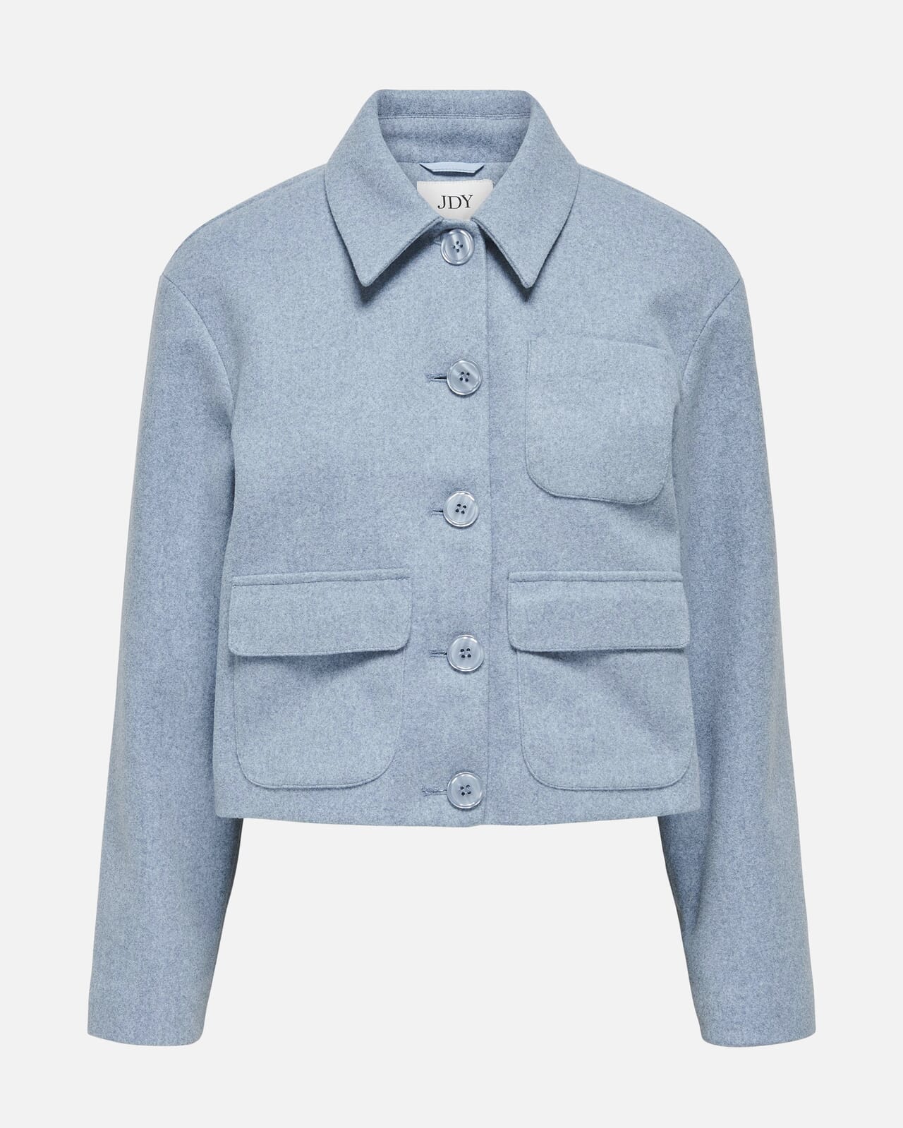 JDY Jakke Callie Short - Cashmere Blue/ Melange | Korte jakker til dame ...