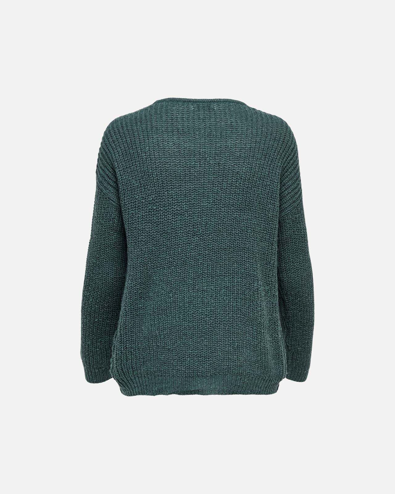 JDY Strikkegenser New Megan L/S - North Atlantic/ Black Ply ...