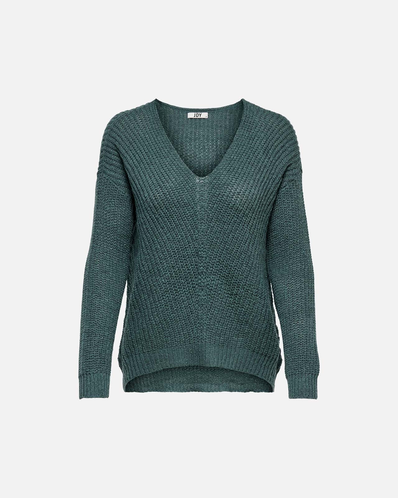 JDY Strikkegenser New Megan L/S - North Atlantic/ Black Ply ...