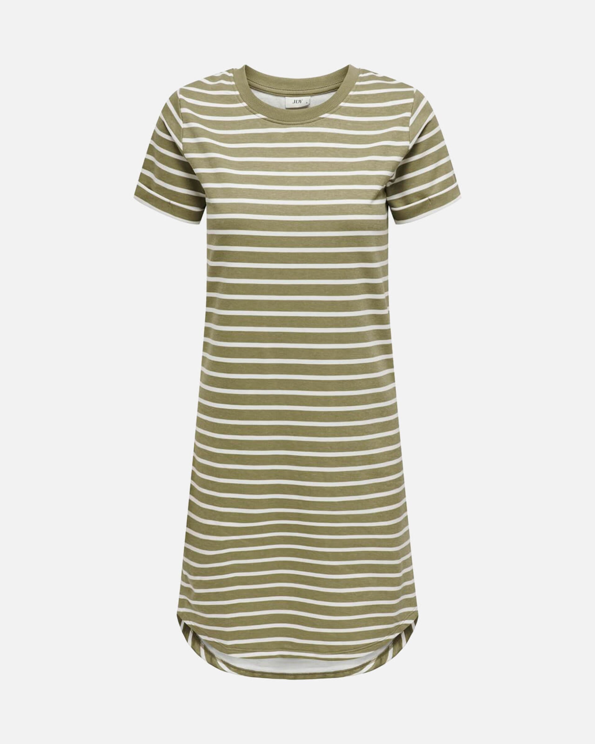JDY Kjole Ivy New S/S AOP - Mermaid / Cloud Dancer Cosmo Stripes | Hverdagskjoler | FLOYD.no