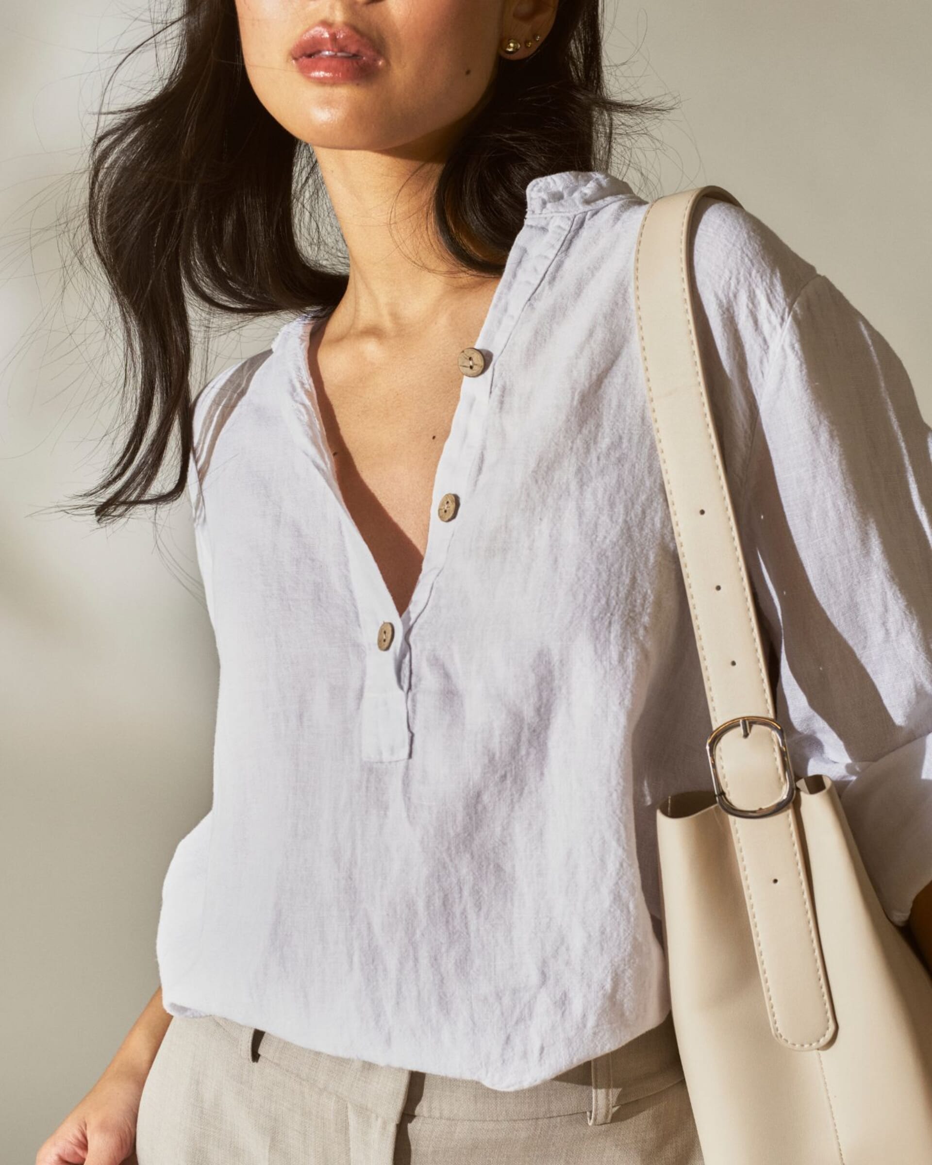 FLOYD Bluse Erica Lin - Offwhite