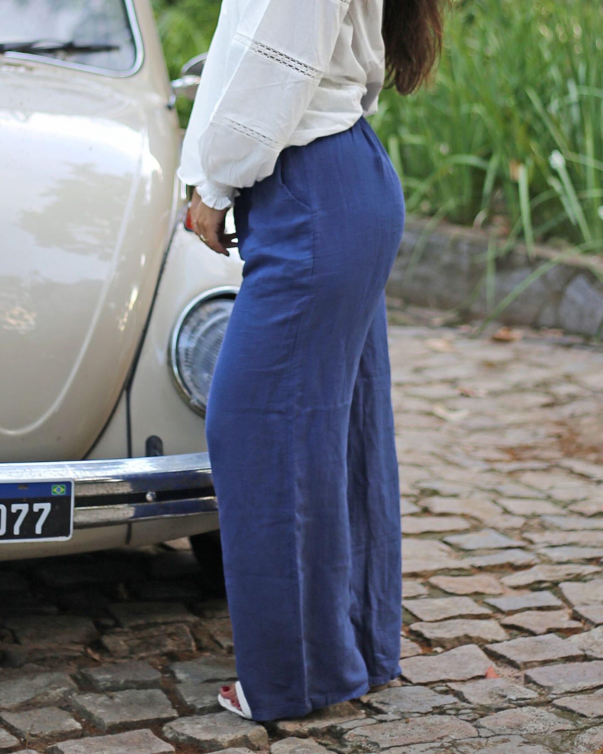 FLOYD Linbukse Madli - Navy