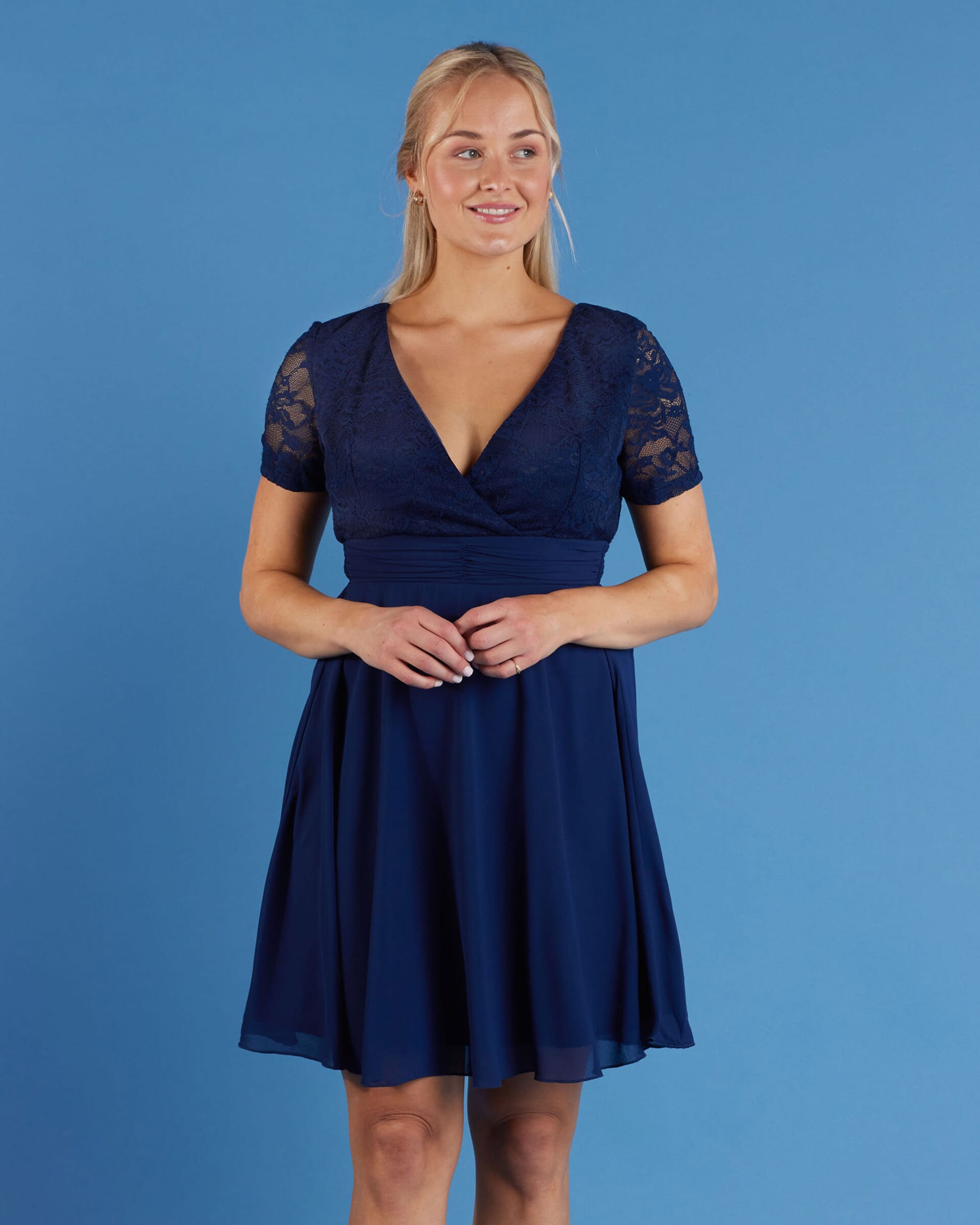 FLOYD Kjole Matilda Short - Navy | Festkjoler | FLOYD.no