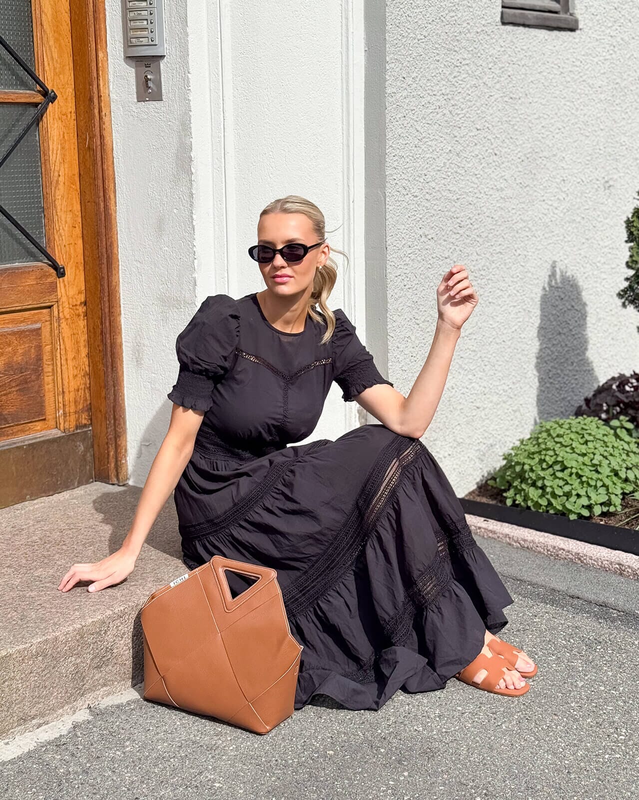 FLOYD Maxikjole Eloise - Black