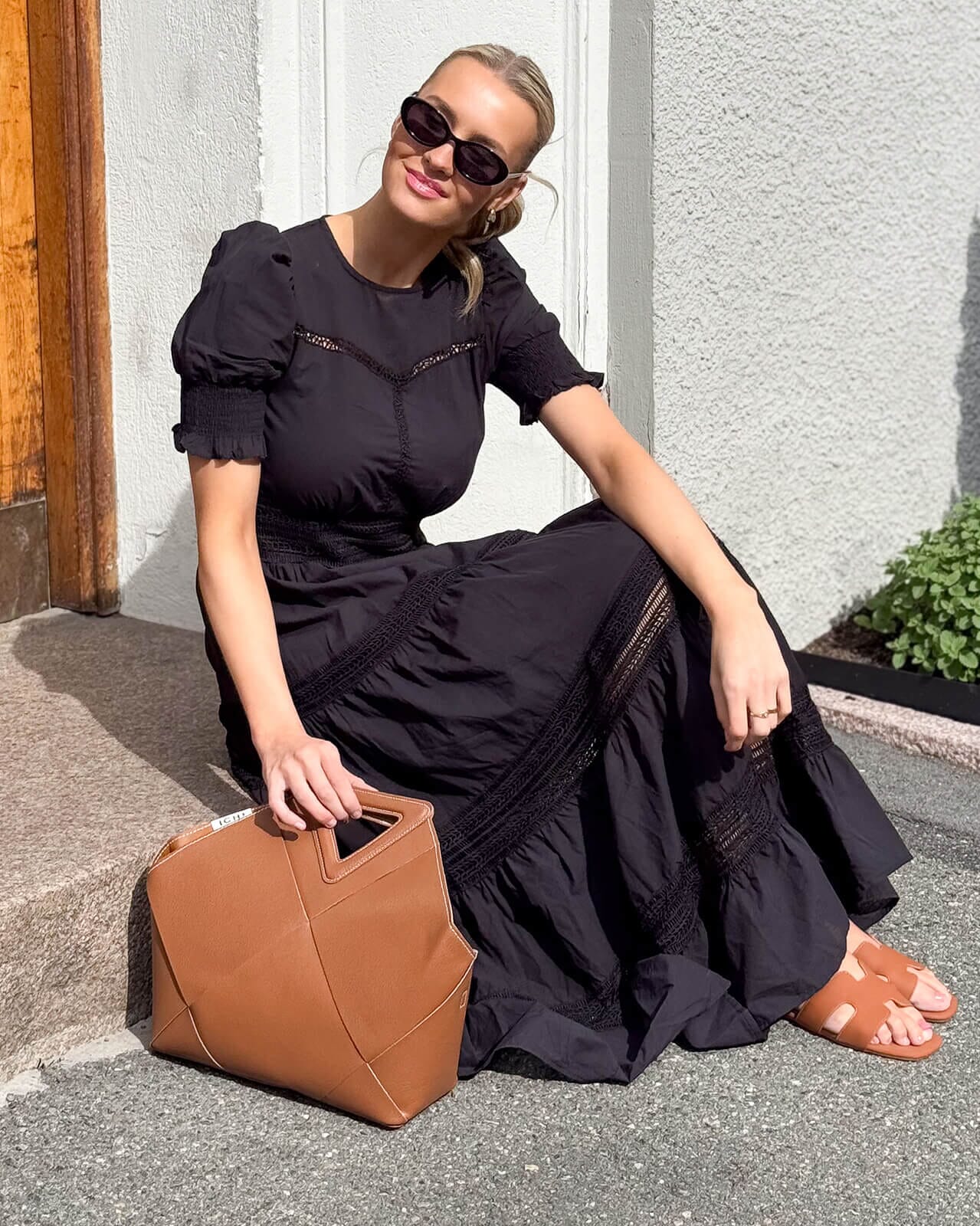 FLOYD Maxikjole Eloise - Black