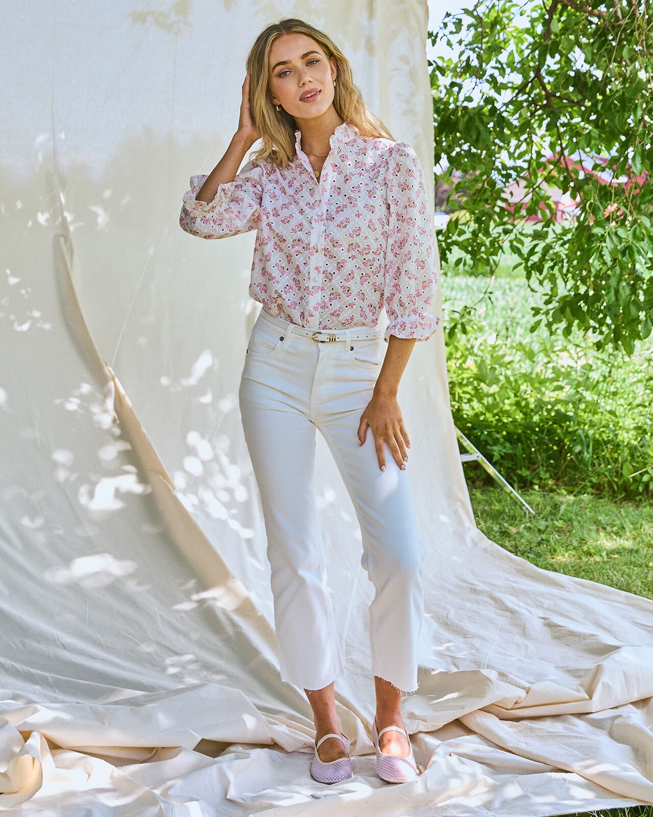 FLOYD Bluse Michelle Lie - Rose Petal