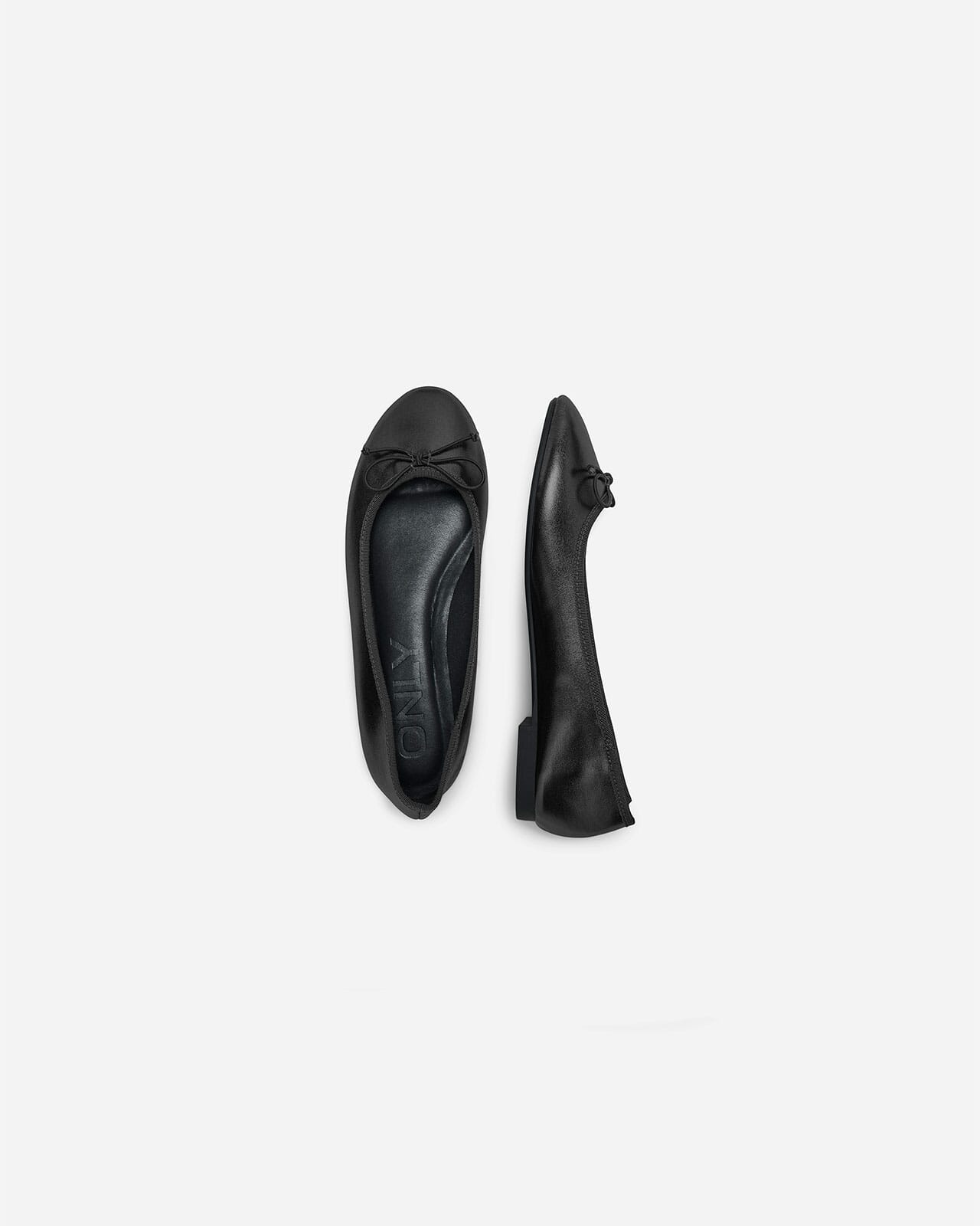 ONLY Ballerinasko Bee-3 PU Ballerina - Black