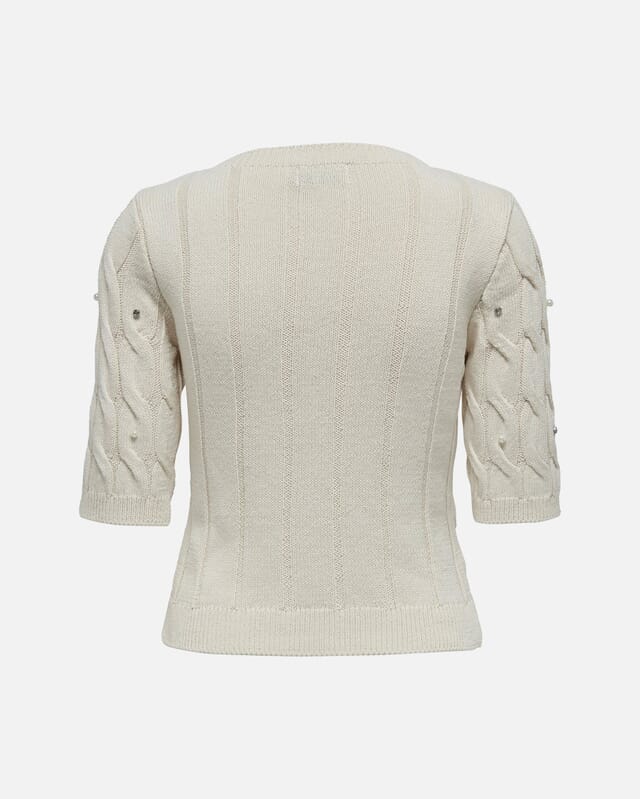 ONLY Genser Kate Bling - Birch | Gensere med krystallstuds | FLOYD.no