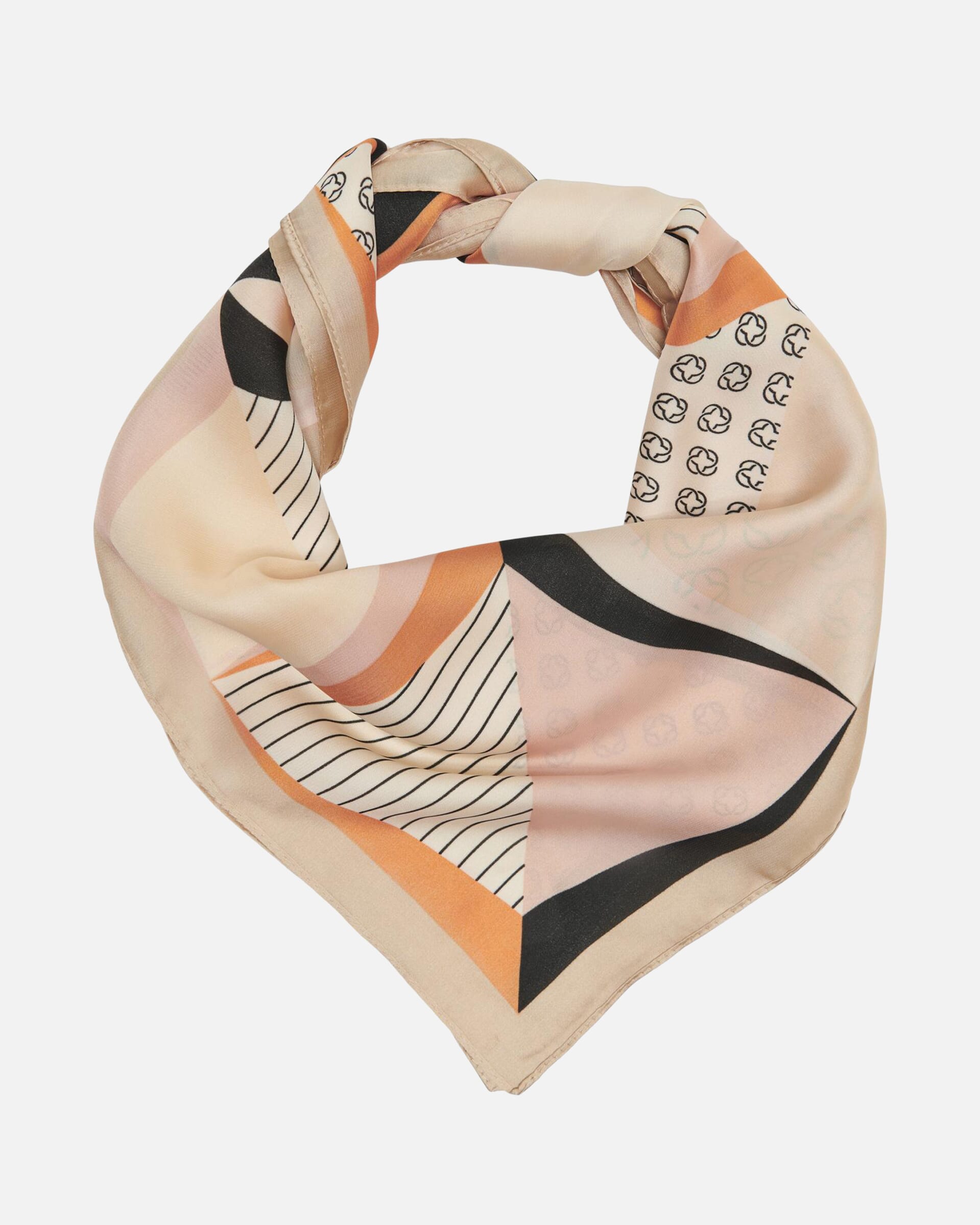ONLY Skjerf Bella Printed Satin Scarf - Rose Smoke/ Graphic | Små ...