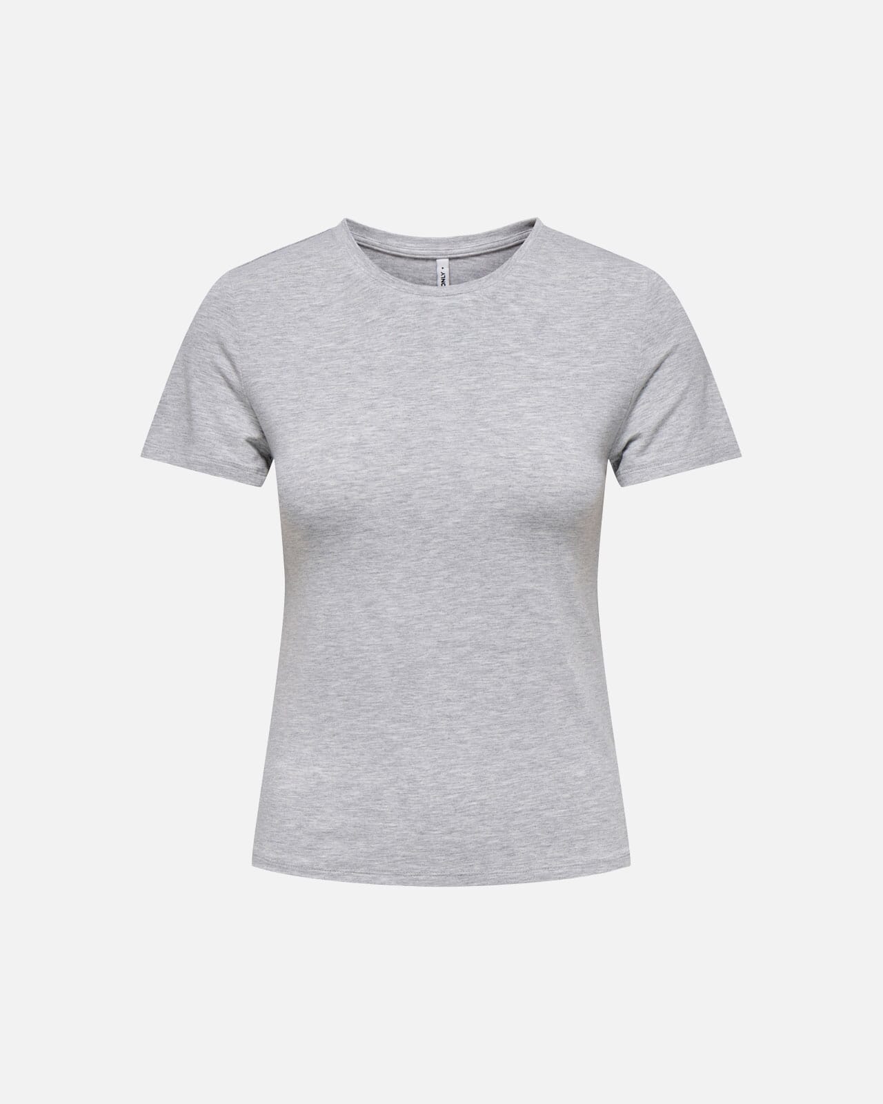 ONLY T-skjorte Felina S/S Tight - Light Grey Melange