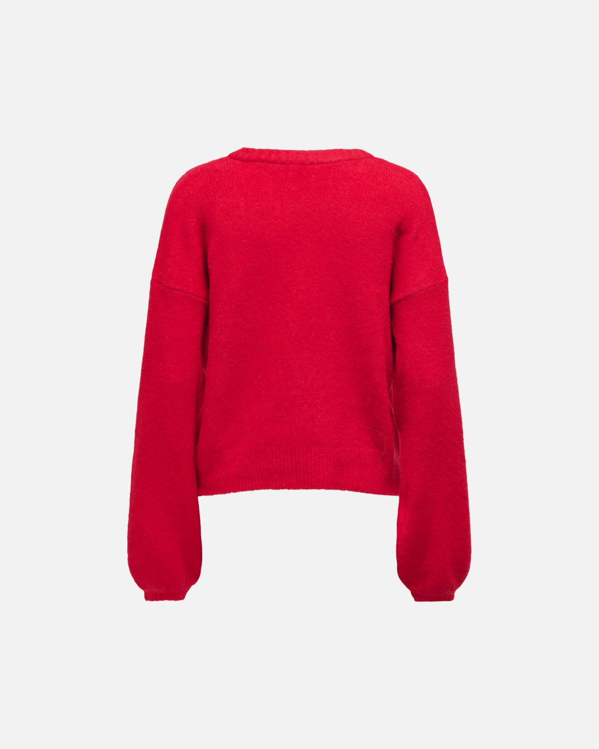 ONLY Cardigan Isabella L/S North Cardigan - Racing Red - Strikkejakker