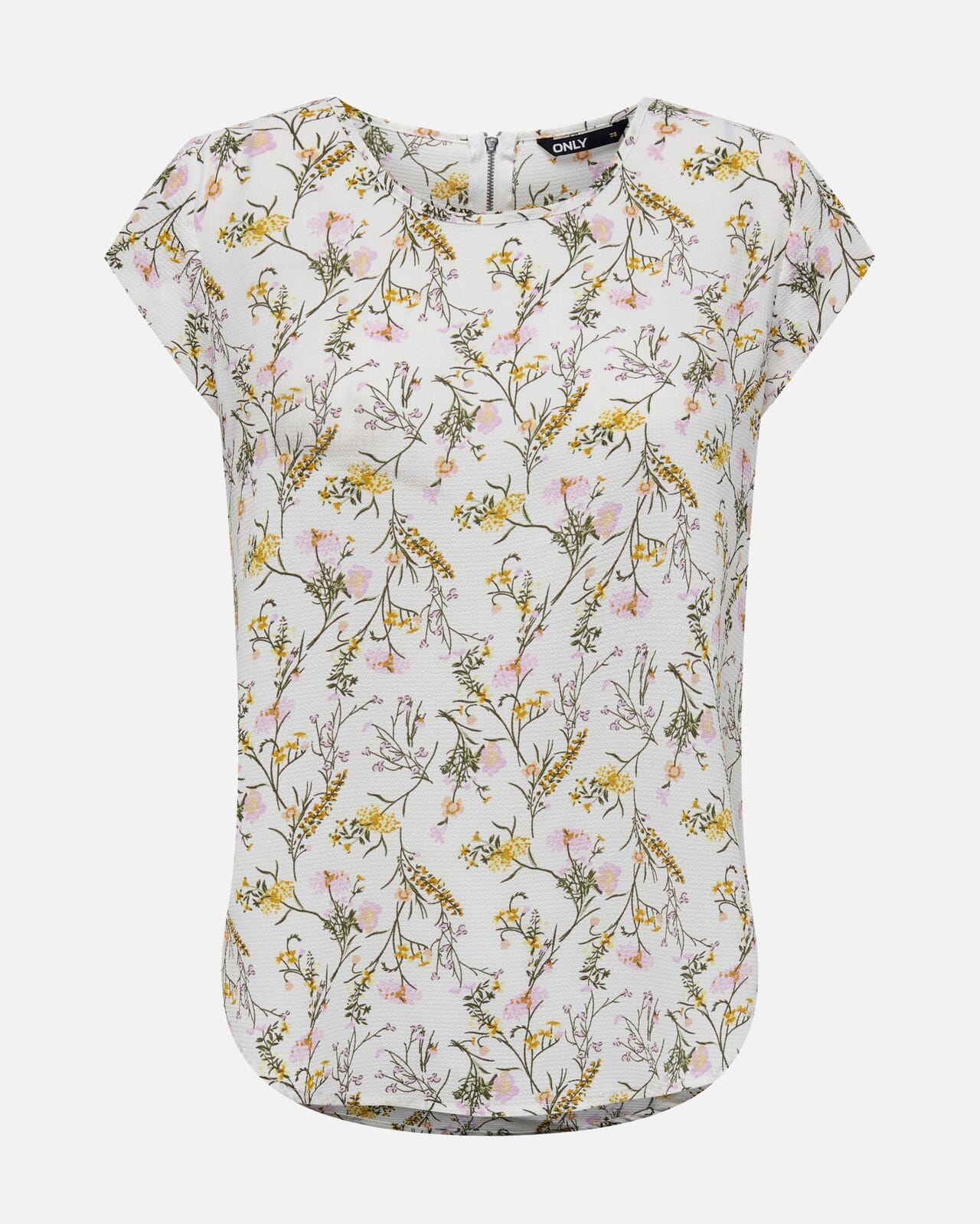 ONLY Topp Vic SS - White/ Stilky flower | Topper | FLOYD.no