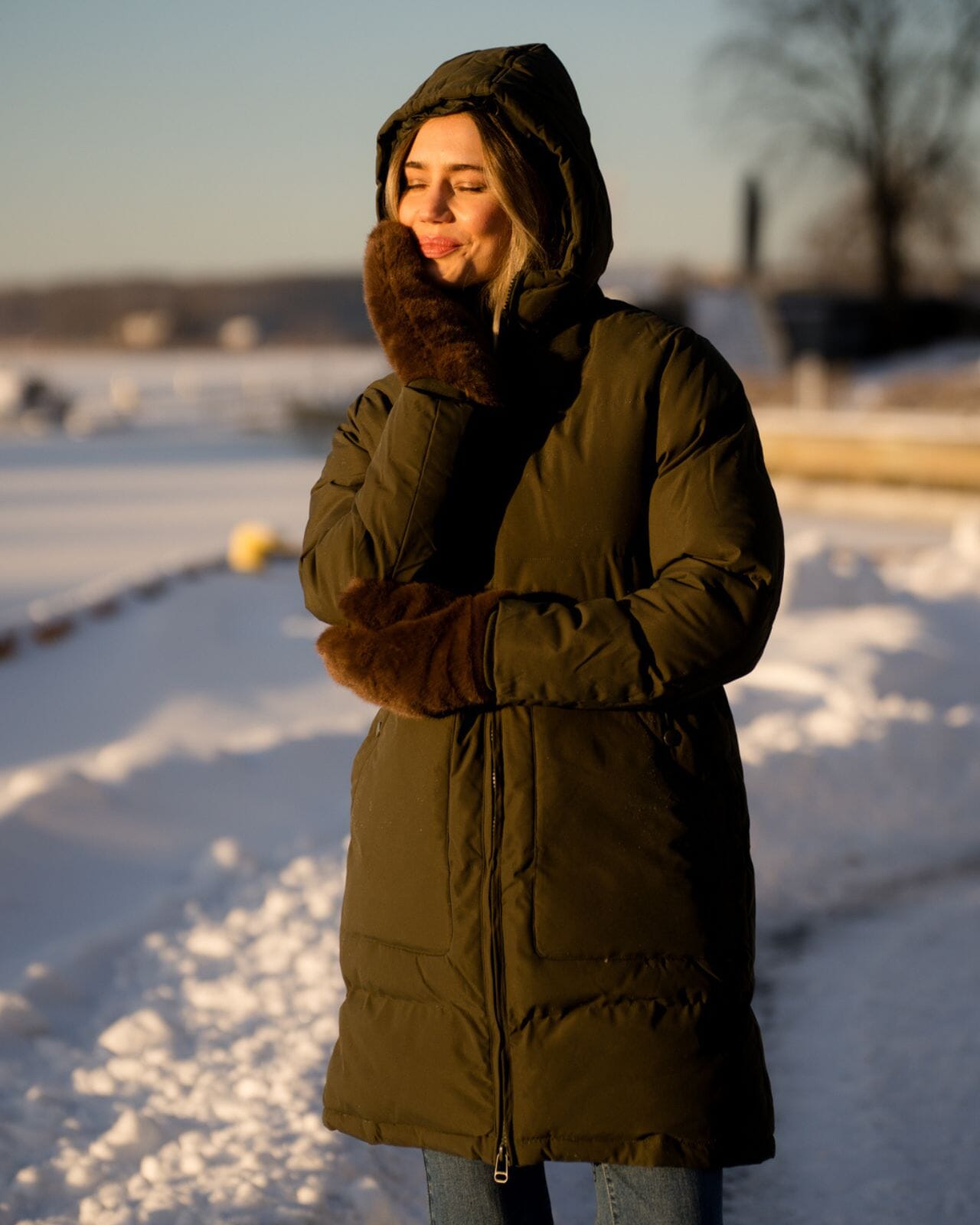 FLOYD Parkas Alexandra - Army Green