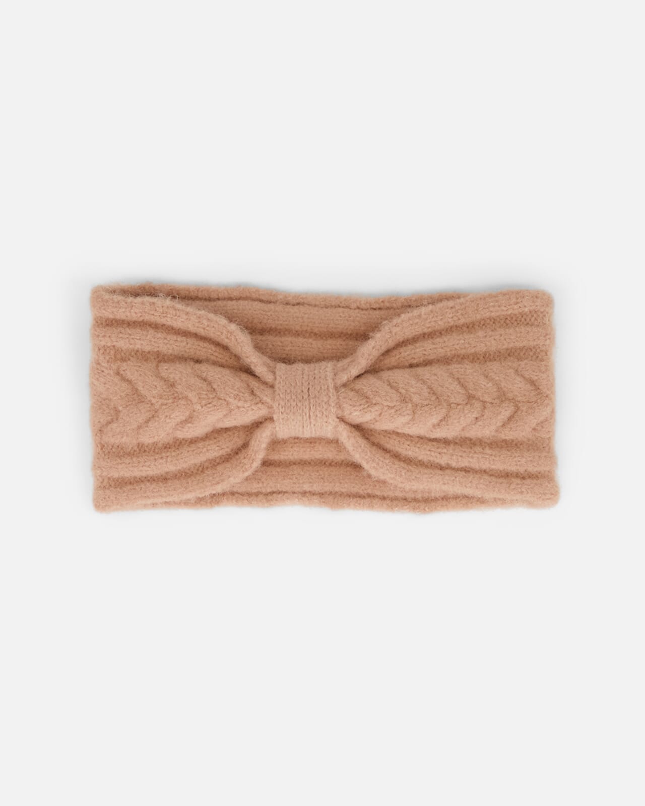 ONLY Pannebånd Anna Cable Knit Headband - Rose Smoke | Strikkede ...