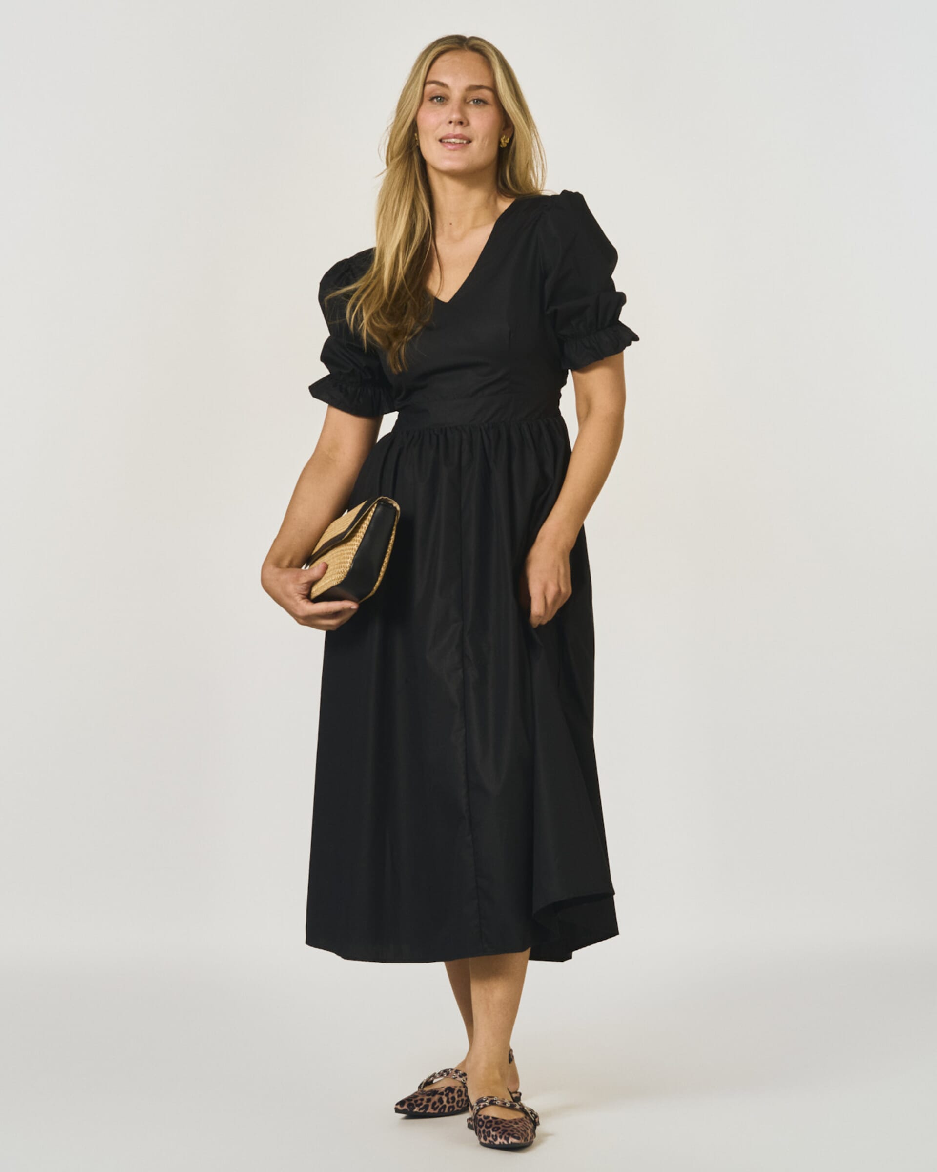 FLOYD Midikjole Helen - Black