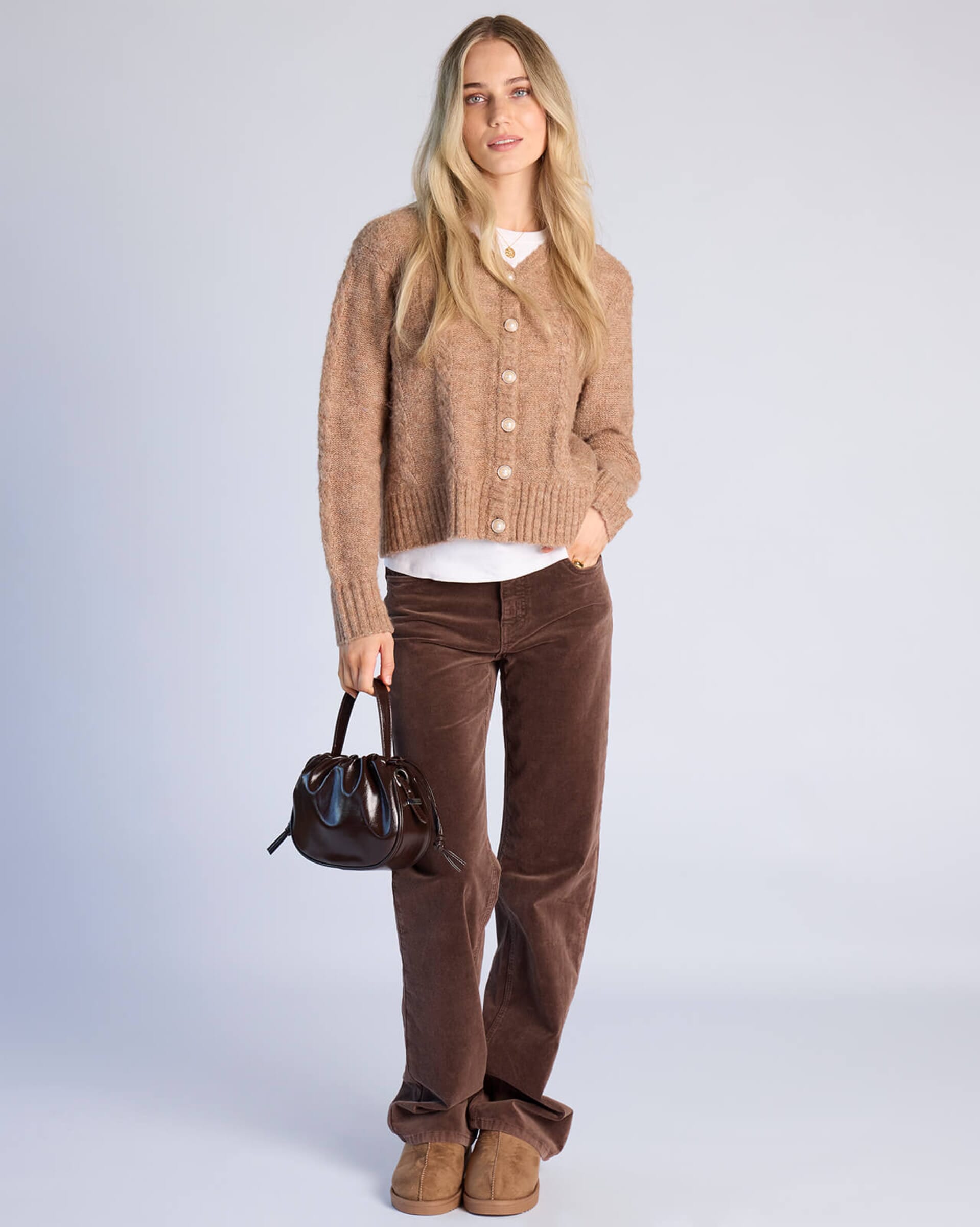 FLOYD Cardigan Sienna - Camel