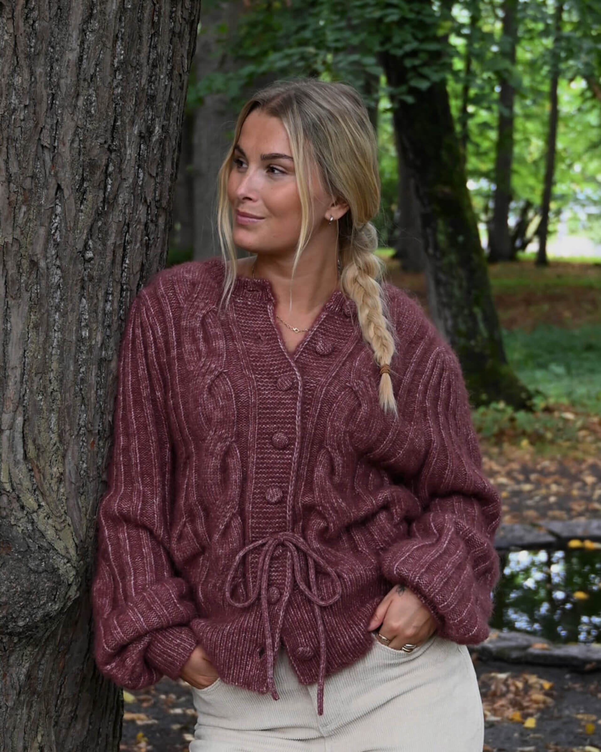 VERO MODA Cardigan Lisa - Rose Brown/ Melange