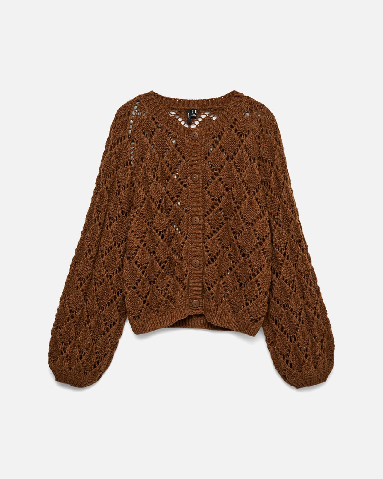 VERO MODA Strikket Cardigan Alice LS Knit - Toffee