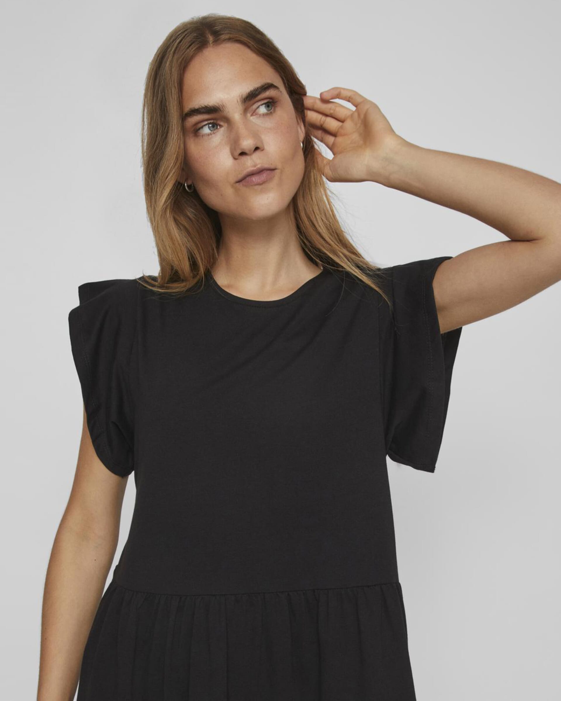 VILA Midikjole Summer S/S - Black | Kjoler | FLOYD.no