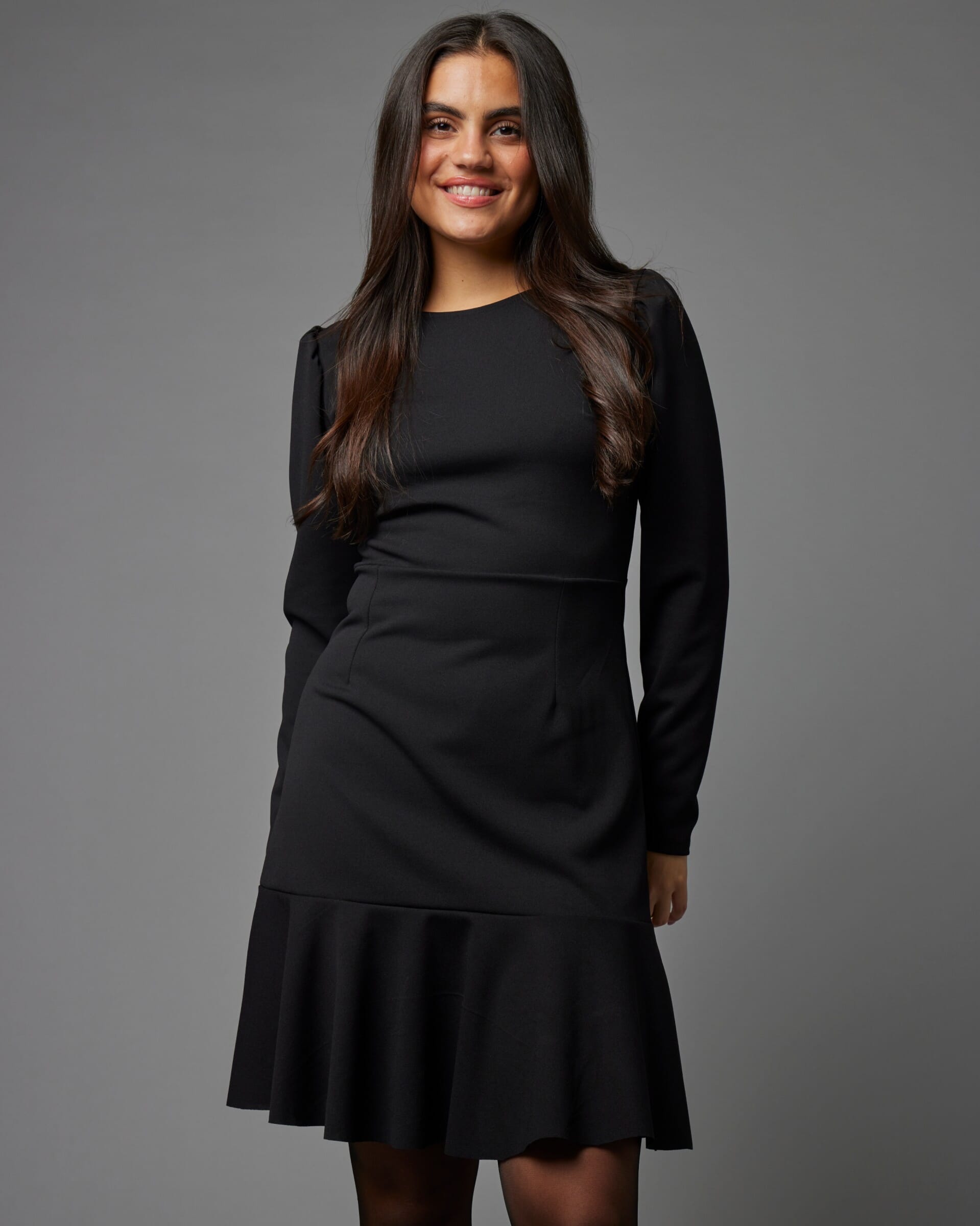 FLOYD Kjole Cissy LS Uni - Black