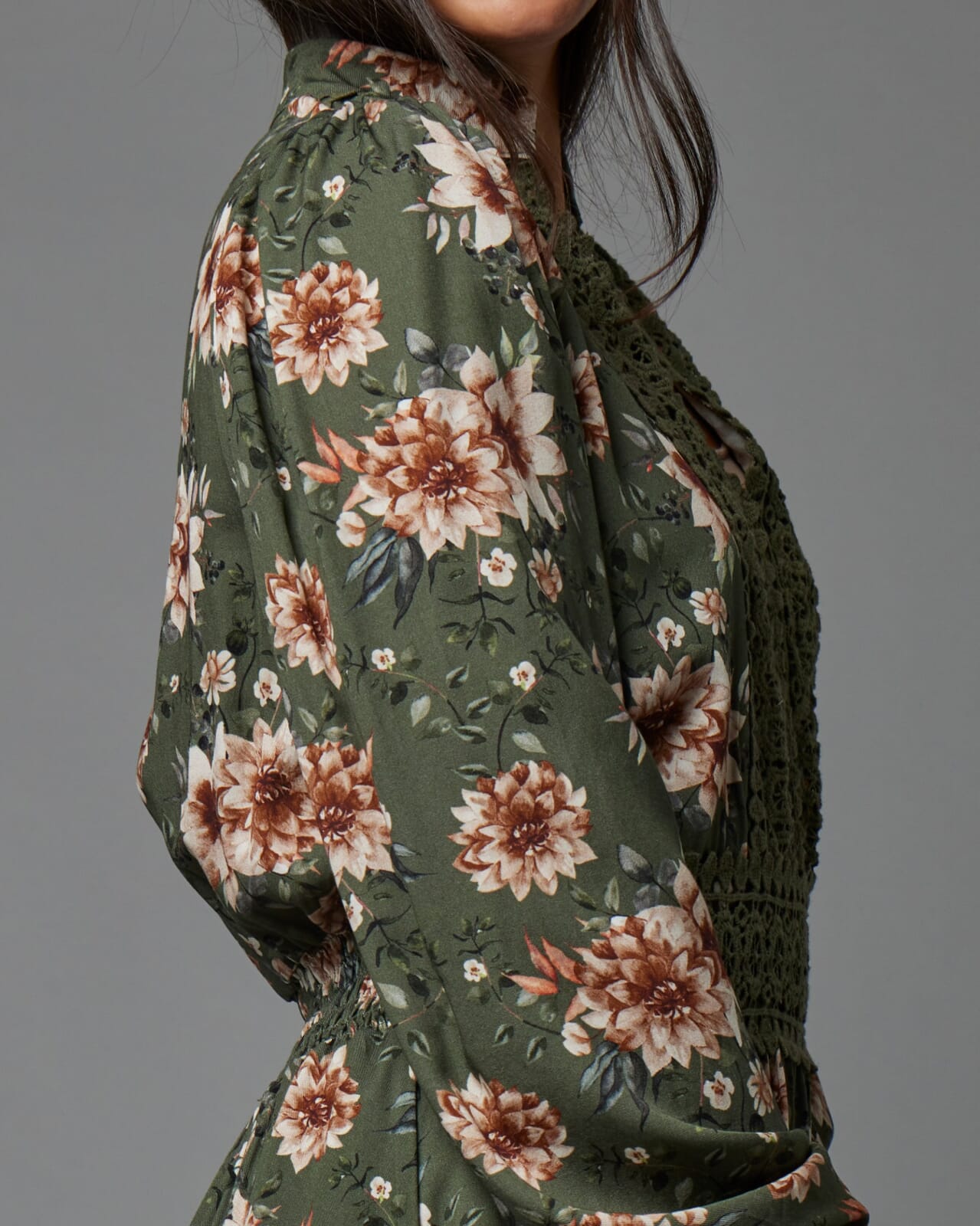 FLOYD Kjole Karianne Carnation - Army Green | Hverdagskjoler | FLOYD.no