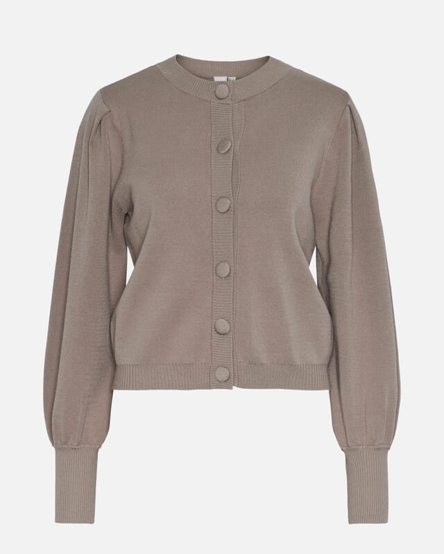 Y.A.S Cardigan Fonny LS Knit - Fungi