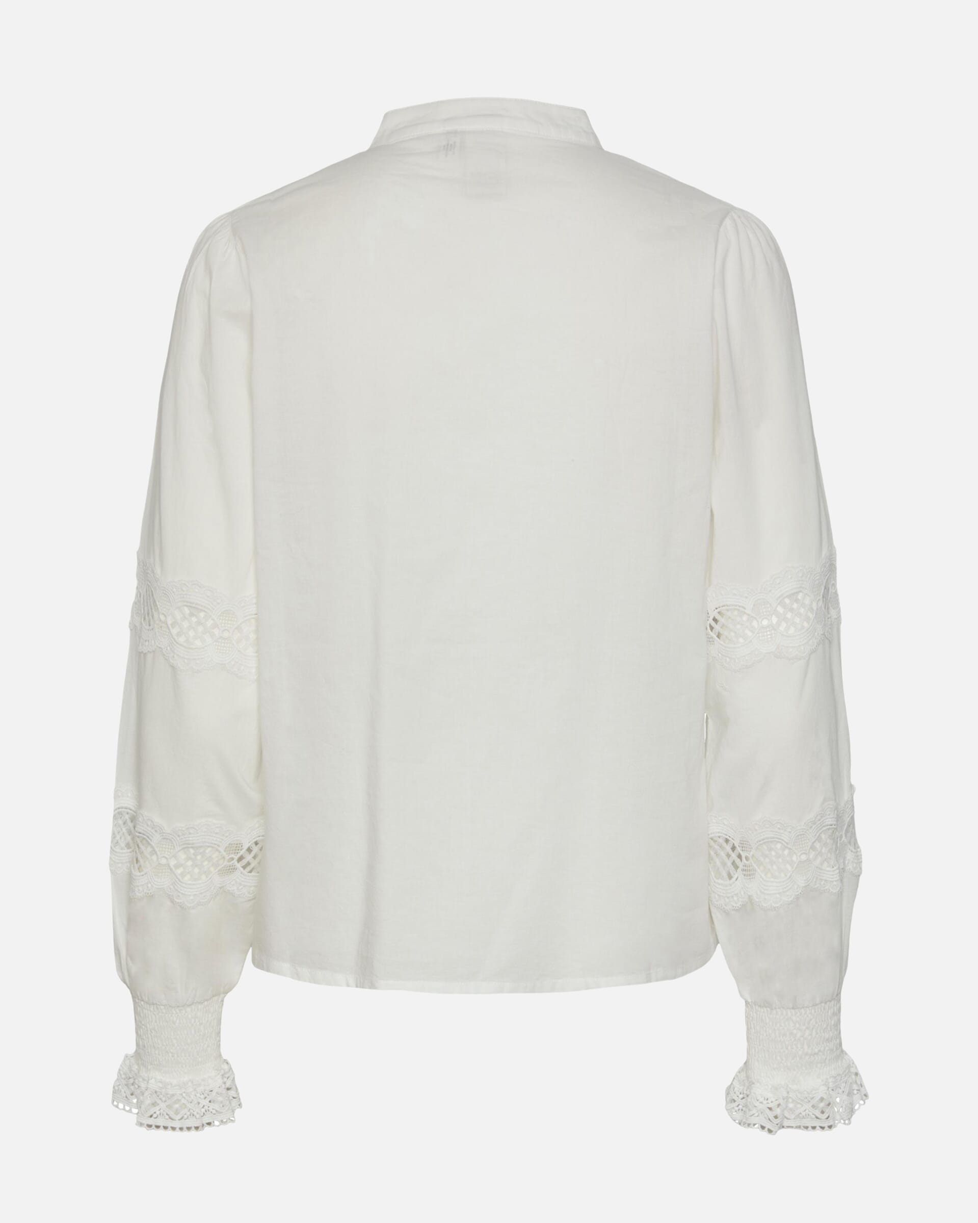 Y.A.S Bluse Nelsa LS - Star White | Skjorter og Bluser med broderi ...