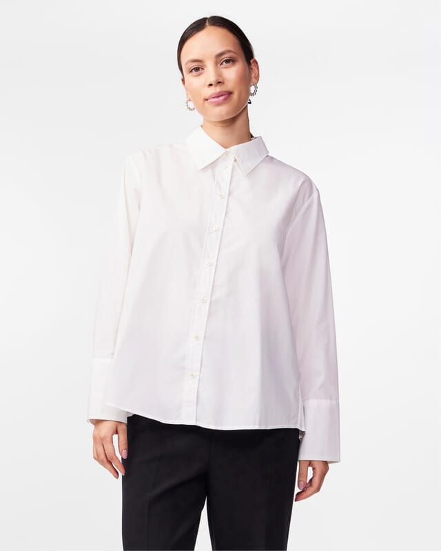 Y.A.S Skjorte Roya LS - Star White | Skjorter og bluser til dame | FLOYD.no